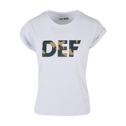 DEF T-Shirt Damen Gr&ouml;&szlig;e S beige / gr&uuml;n / wei&szlig;