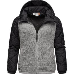 Ragwear Athletic Fleece Jacket 'Leeloo' female Grey size XS