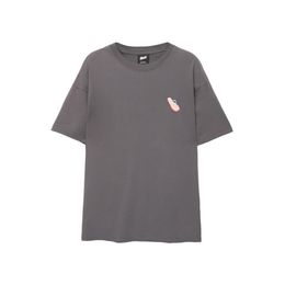 Pull&Bear Pull&bear Shirt 'STWD SUMMER TENSION 04 FLIP FLO' male Grey size L