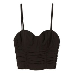 Bershka Top female Black size XS