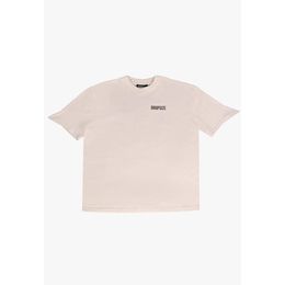 Dropsize T-Shirt Herren Gr&ouml;&szlig;e S creme / braun