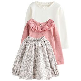 next Shirt girl Beige, Pink, White size 2-3 yrs