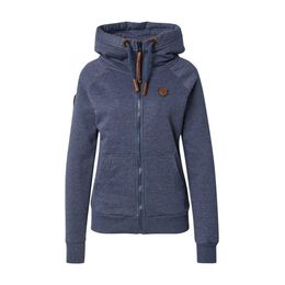 Naketano Zip-Up Hoodie female Blue size XXL