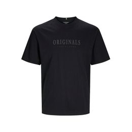 Jack & Jones JACK & JONES T-Shirt 'JORFrederiksberg' Herren Gr&ouml;&szlig;e L dunkelgrau / schwarz