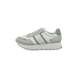 Bugatti Sneaker Damen Gr&ouml;&szlig;e 37 dunkelbeige / jade / wollwei&szlig;
