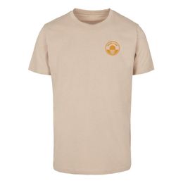 Mister Tee T-Shirt 'Beach Paradise' Herren Gr&ouml;&szlig;e L sand / gr&uuml;n / orange / rot