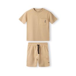 MINOTI Set Jungen Gr&ouml;&szlig;e 110/116 beige