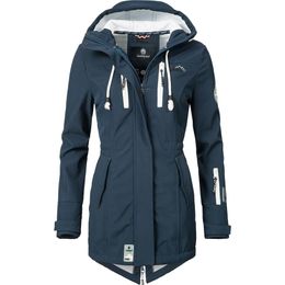 Marikoo Raincoat 'Zimtzicke' female Blue size L