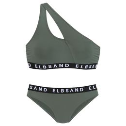 ELBSAND Bikini Damen Gr&ouml;&szlig;e XXS oliv / schwarz / wei&szlig;