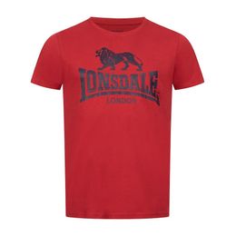 Lonsdale Shirt male Red size XL