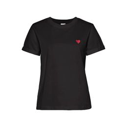 Lascana Shirt Damen Gr&ouml;&szlig;e XS/S rot / schwarz