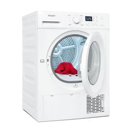 Exquisit W&auml;rmepumpentrockner "TWP803-030 weiss", Energieeffizienz: E (A-G), wei&szlig;, B:59,5cm H:85cm T:59cm, Trockner, Digitales Display, ECO-Modus & herausnehmbarer Flusenfilter
