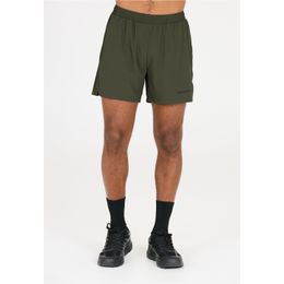 Shorts Endurance "Dyne", Herren, Gr. M, US-Gr&ouml;&szlig;en, gr&uuml;n (dunkelgr&uuml;n), 79% Polyamid, 21% Elasthan, unifarben, kurz, Hosen Shorts, Mit Stretchfunktion und antistatischer Behandlung