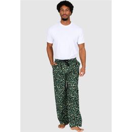 Lousy Livin Underwear LOUSY LIVIN Herren Stoffhose "Pant Leroy"olivgr&uuml;n, Gr. M, 100% Baumwolle, Hosen, mit Leoparden Print