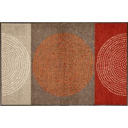 Salonloewe unisex Fu&szlig;matte rot-braun Gr&ouml;&szlig;e 60x180 cm