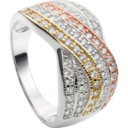 CR&Eacute;ATION L Damen Ring Silber 925 Gr&ouml;&szlig;e 18