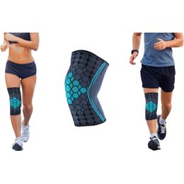 Damen Kniebandage bleu, Gr&ouml;&szlig;e S