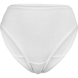 Damen Bikinislip wei&szlig;, Gr&ouml;&szlig;e 52/54