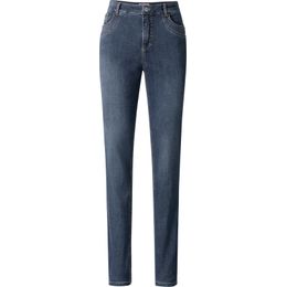 CR&Eacute;ATION L Damen 5-Pocket-Jeans in Magic-Stretch-Qualit&auml;t blue-stone-washed Gr&ouml;&szlig;e 40