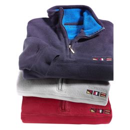 Catamaran Herren Fleeceshirt bordeaux Gr&ouml;&szlig;e 44/46