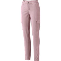 CR&Eacute;ATION L Damen Cargohose mit 2 Taschen hinten mauve Gr&ouml;&szlig;e 36