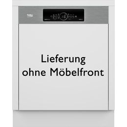Beko teilintegrierbarer Geschirrsp&uuml;ler "BDSN36550XP", Energieeffizienz: B (A-G), wei&szlig;, neutral, B:59,8cm H:81,8cm T:57cm, Geschirrsp&uuml;ler