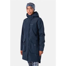 Outdoorjacke KARI TRAA "MONA", Damen, Gr. L, blau (dunkelblau), 100% Polyester, unifarben, normal, ohne Ausschnitt, Jacken Outdoorjacke, mit 5000 mm Wassers&auml;ule