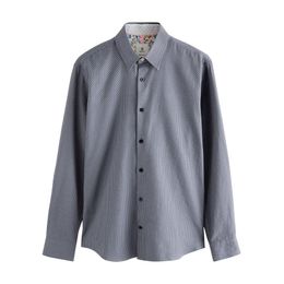 next Button Up Shirt male Blue size M