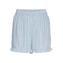 Pieces Shorts 'PCAlvina' Damen Gr&ouml;&szlig;e 42 hellblau / wei&szlig;