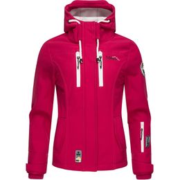 Marikoo Jacke ' Kleine zicke ' Damen Gr&ouml;&szlig;e XXXL/4XL grau / rosa / wei&szlig;