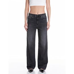 Replay Jeans 'MELJA' Damen Gr&ouml;&szlig;e 25 black denim