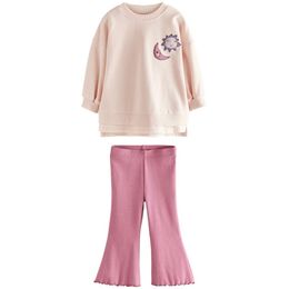 next Set girl Pink size 9-12 mths