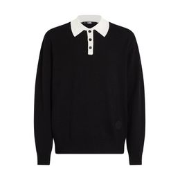K by KARL LAGERFELD Karl Lagerfeld Pullover Herren Gr&ouml;&szlig;e M schwarz / wei&szlig;