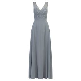 Kraimod Abendkleid Damen Gr&ouml;&szlig;e 36 rauchblau Winterkleid