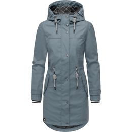 PEAK TIME Raincoat female Blue size XXL
