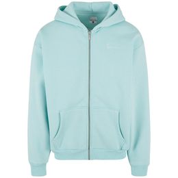 Karl Kani Sweatjacke 'Essential' Herren Gr&ouml;&szlig;e L hellblau / wei&szlig;