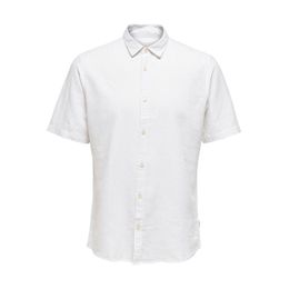 Only & Sons Only & Sons Button Up Shirt 'ONSCaiden' male White size XXXL