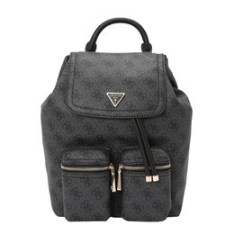 Guess Rucksack 'MANHATTAN II FLAP BACKPACK' Damen Gr&ouml;&szlig;e One Size anthrazit / schwarz