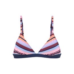 s.Oliver Bikinitop Damen Gr&ouml;&szlig;e 75 navy / pfirsich / rosa / offwhite