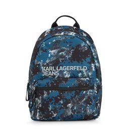 KARL LAGERFELD JEANS Rucksack Herren Gr&ouml;&szlig;e One Size saphir / schwarz / wei&szlig;