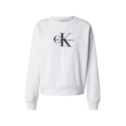 Calvin Klein Jeans Sweatshirt female White size S