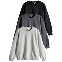 The Set Sweatshirt Damen Gr&ouml;&szlig;e XS grau / hellgrau / schwarz