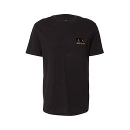 Armani Exchange T-Shirt Herren Gr&ouml;&szlig;e XL gold / schwarz