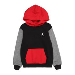 Jordan Sweatshirt 'BRKLN FLC' Jungen Gr&ouml;&szlig;e 158/170 graumeliert / knallrot / schwarz / wei&szlig;