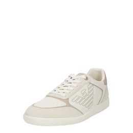 EA7 Emporio Armani Sneaker 'NEW HERITAGE EAGLE' Herren Gr&ouml;&szlig;e 46.5 creme / dunkelbeige / eierschale