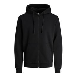 Jack & Jones Jack & Jones Zip-Up Hoodie 'JJEBradley' male Black size M