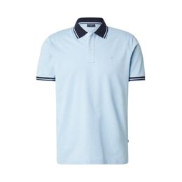 OLYMP Poloshirt Herren Gr&ouml;&szlig;e S navy / cyanblau / hellblau / wei&szlig;