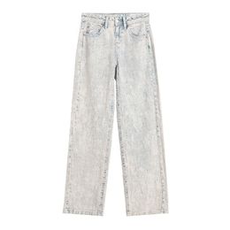 Bershka Jeans Damen Gr&ouml;&szlig;e 24/25 hellblau / wei&szlig;