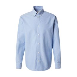 NN07 Button Up Shirt 'Colby' male Blue size XXL