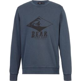 Bear Surf Sweatshirt Herren - blau - Gr. S - Baumwolle